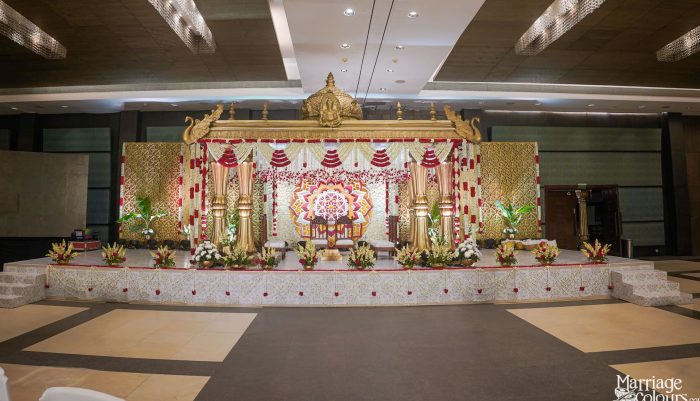 Traditional Beach Mandapam Decoration Radisson blu