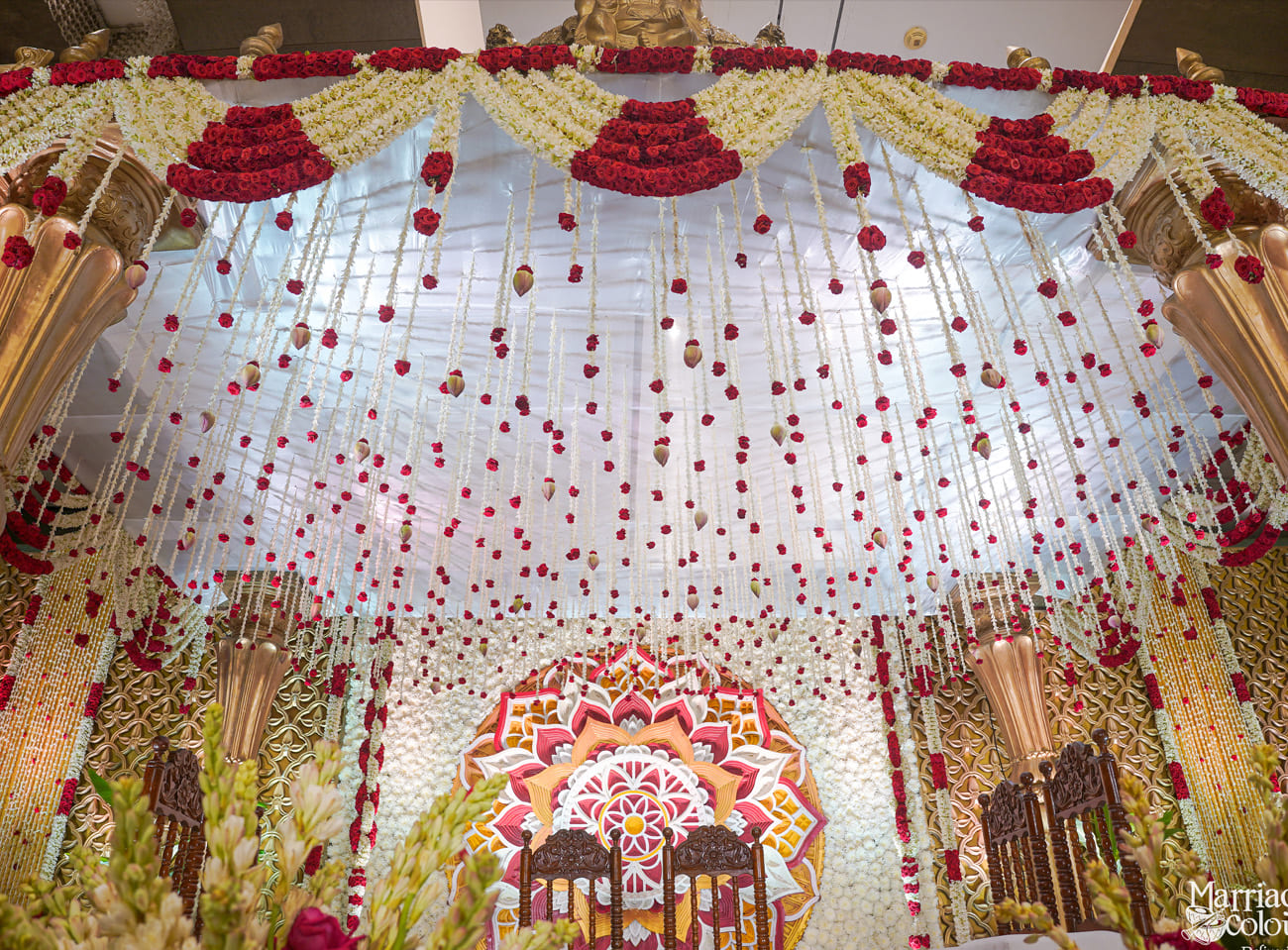 Traditional Beach Mandapam Decoration Radisson blu