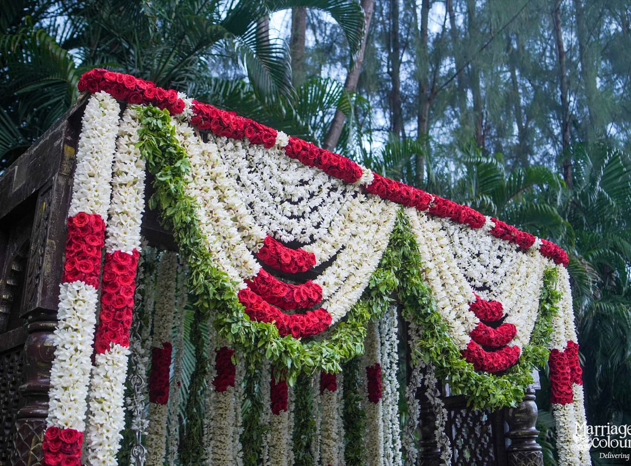 Traditional Beach Mandapam Decoration Radisson blu