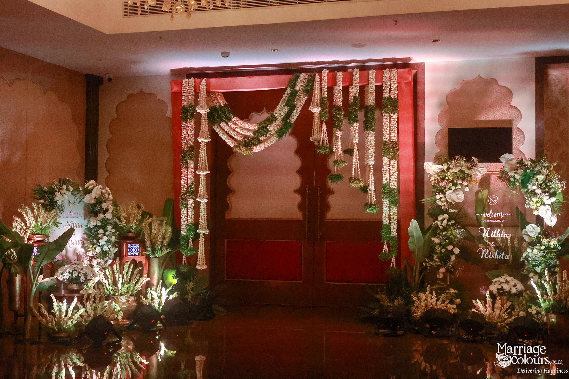 Kolam Theme Wedding Traditional Decoration