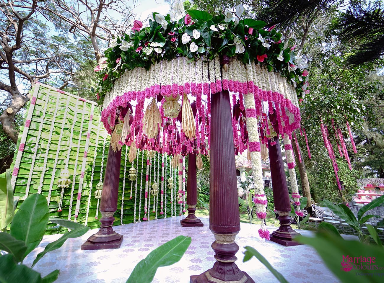 Traditional Floral Decor - Radisson Blu Chennai Mahabalipuram